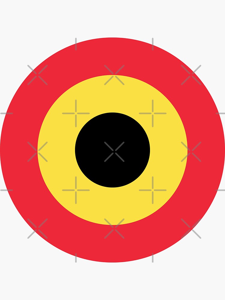 "Roundel of the Belgian Air Force." Sticker by newsoftbg | Redbubble
