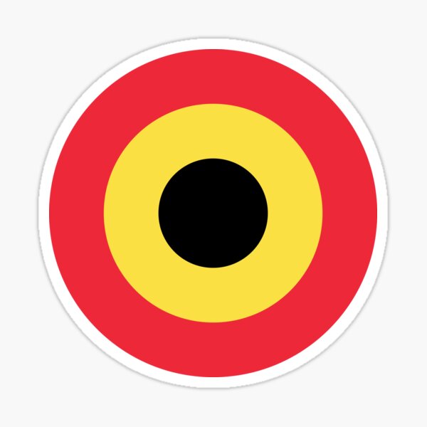 "Roundel of the Belgian Air Force." Sticker by newsoftbg | Redbubble