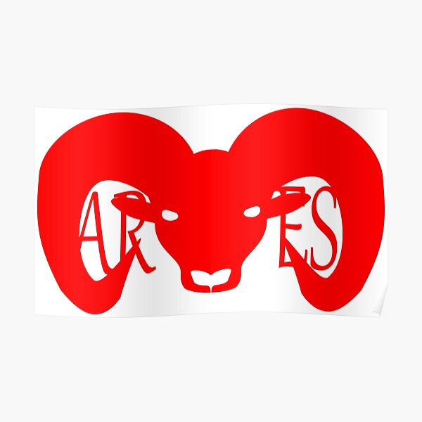 "Ares Zodiac Graphic" Poster for Sale by G3n3r1cD3s1gn3r | Redbubble