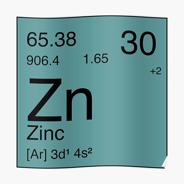 "Zinc" Poster for Sale by Jayiscool71 | Redbubble