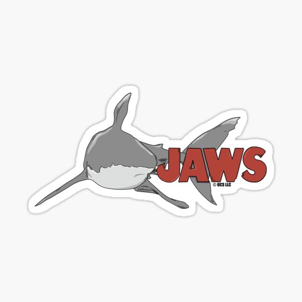 "Jaws" Sticker for Sale by OrianArtistic | Redbubble