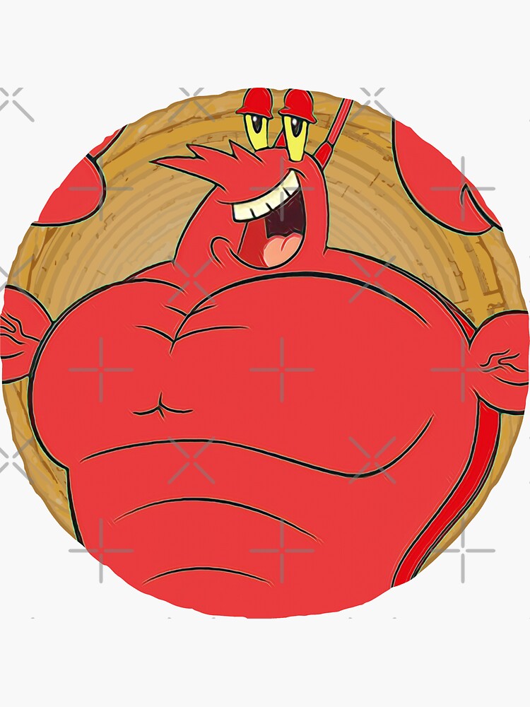 "Spongebob Squarepants- Larry" Sticker by HyenasDesign | Redbubble