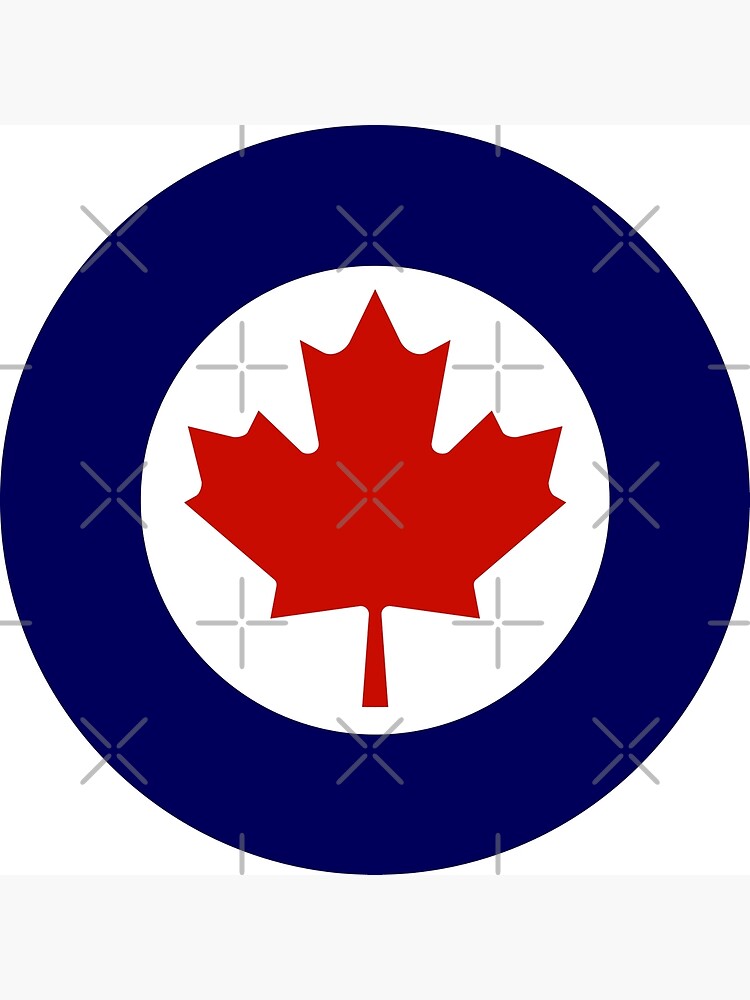 "Roundel of the Royal Canadian Air Force." Poster for Sale by newsoftbg ...