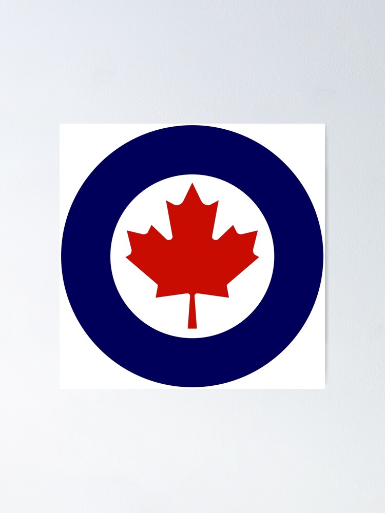 "Roundel of the Royal Canadian Air Force." Poster for Sale by newsoftbg ...