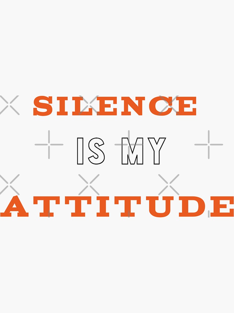 "ATTITUDE " Sticker by ujjwal8005 | Redbubble