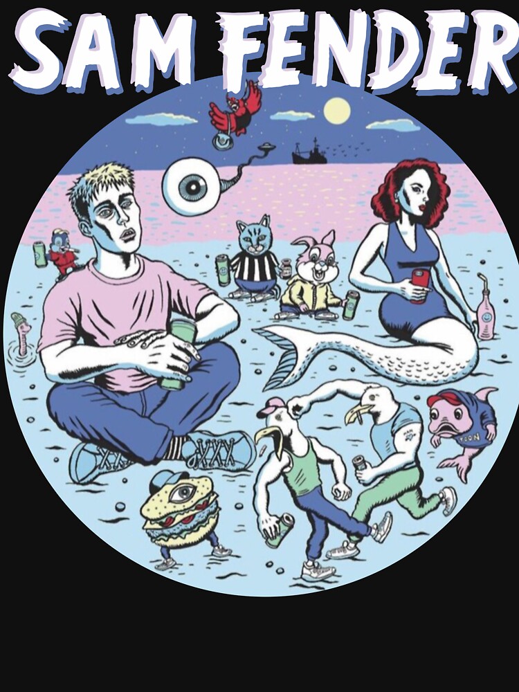 "SAM FENDER" T-shirt for Sale by Roberodriguez | Redbubble | sam fender ...