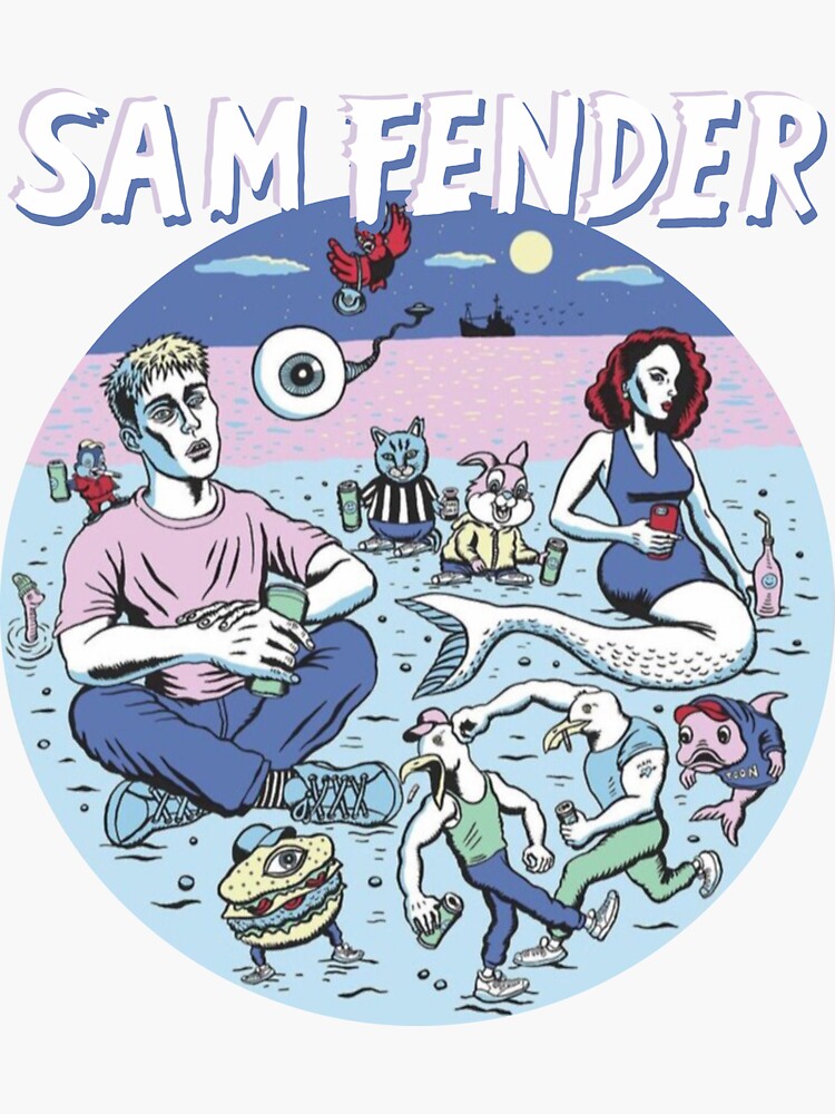 "SAM FENDER" Sticker by Roberodriguez | Redbubble