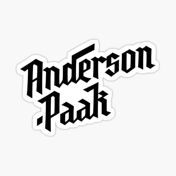 "anderson" Sticker for Sale by DarkAqua | Redbubble