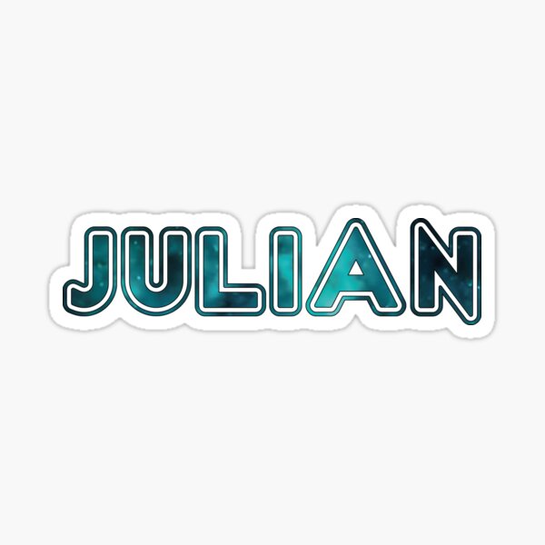 "JULIAN Name II - My name is JULIAN - typography name - Galaxy Vibe ...