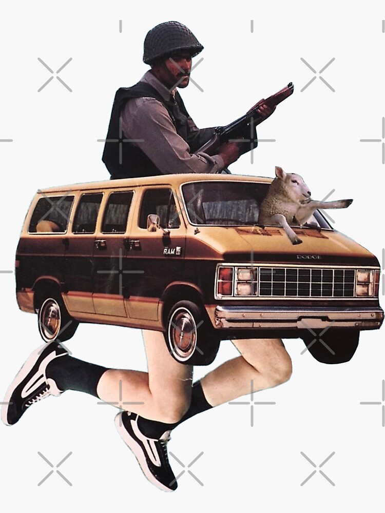 "Warship - freeform" Sticker by localgeneric | Redbubble