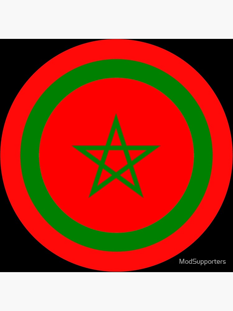"Morocco Retro Mod roundel" Poster for Sale by ModSupporters | Redbubble