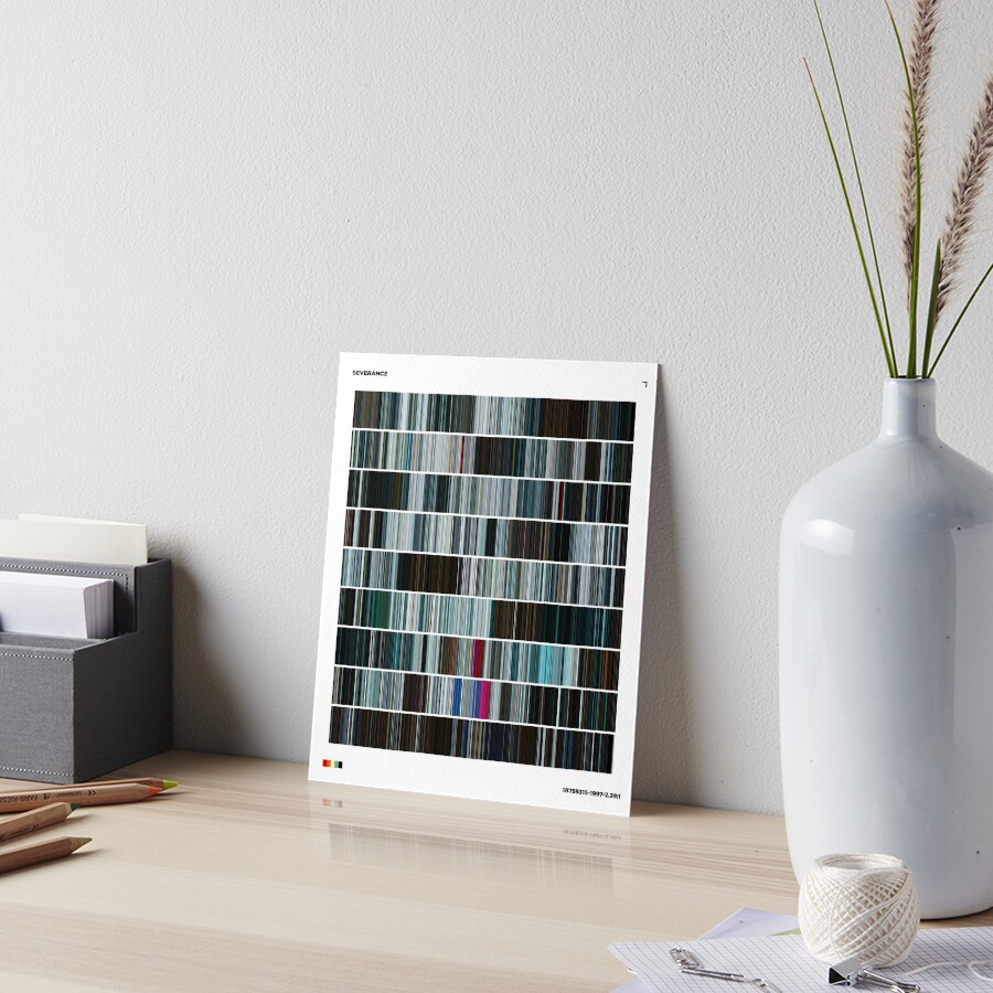 "Severance Color Palette" Poster for Sale by silver-light | Redbubble