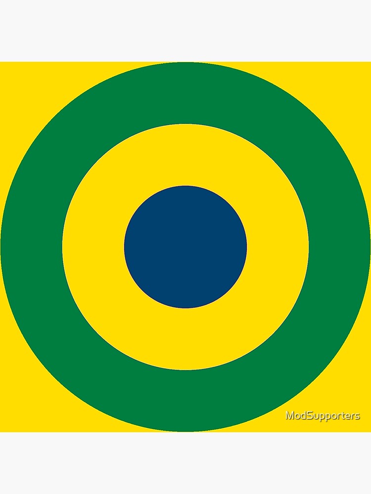 "Samba Boys Brazil Retro Mod roundel" Poster for Sale by ModSupporters ...