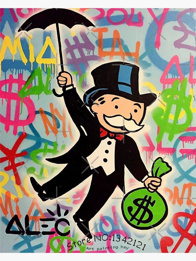 "alec monopoly" Sticker by NkWorks | Redbubble