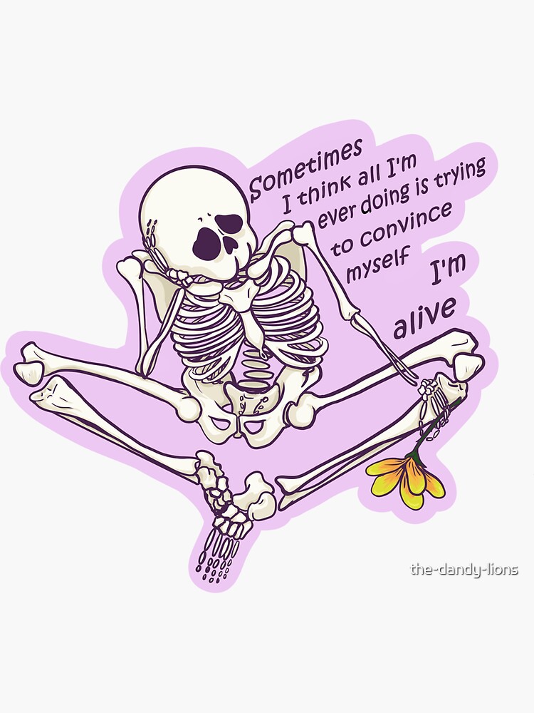 "Dead or Alive" Sticker by the-dandy-lions | Redbubble