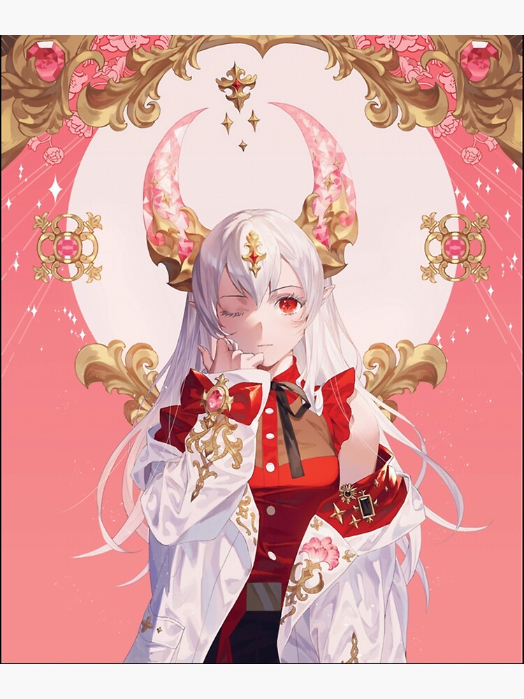 "Waifu Anime Girl Japanese Pink Aesthetic Otaku Classic ." Art Print by ...