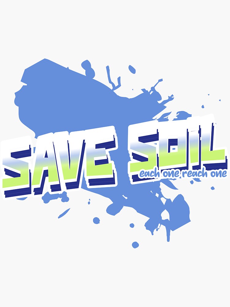 "Save Soil" Sticker for Sale by Soy-el-Soil | Redbubble