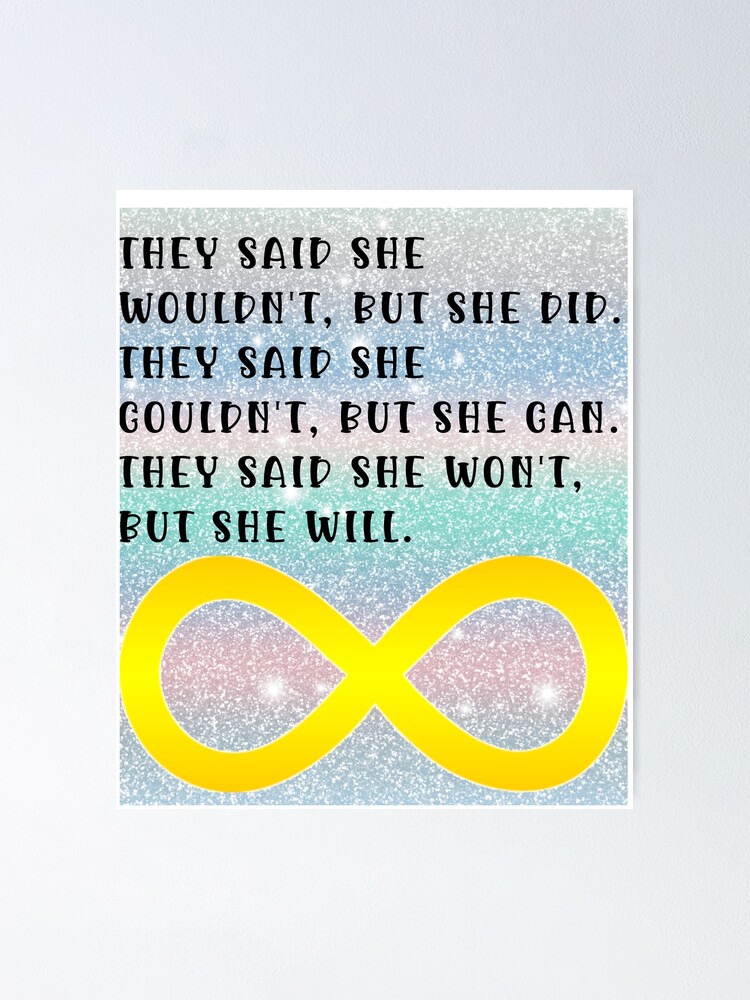 "Autism ability sticker" Poster for Sale by MerWishes | Redbubble