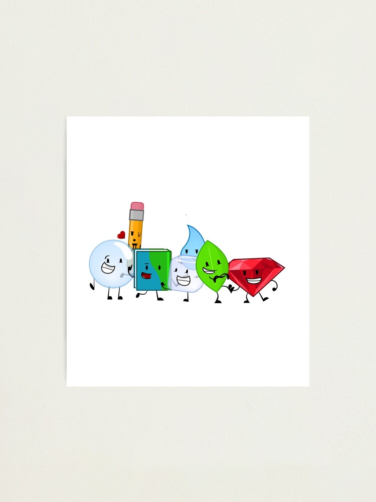 "BFDI Inanimate Insanity , All Characters ,Object-All-Stars ...