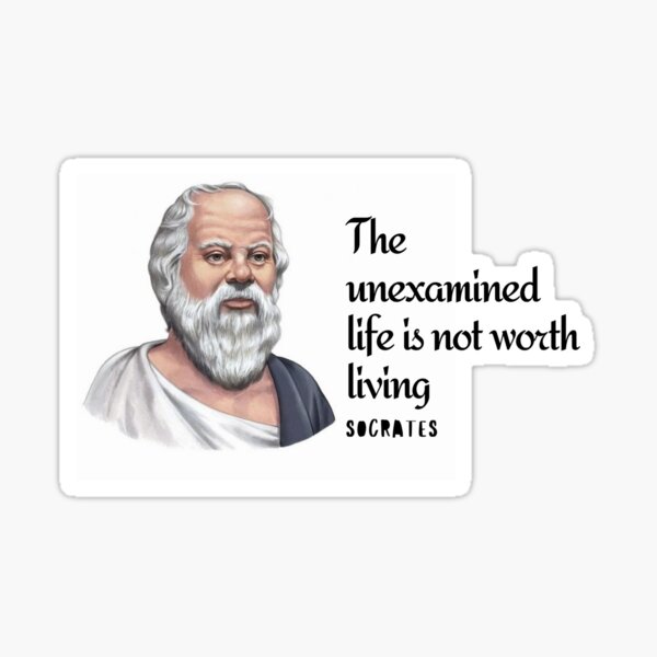 "Philosophers Series - Socrates" Sticker by Bi-Cool | Redbubble