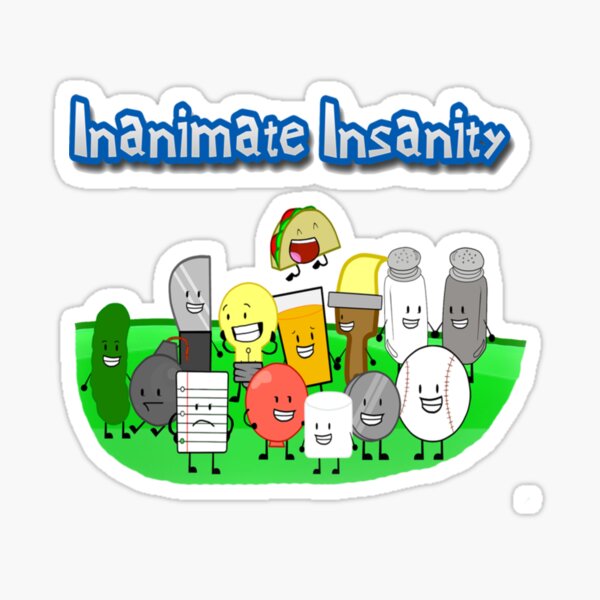 "BFDI Inanimate Insanity , All Characters ,Object-All-Stars" Sticker by ...