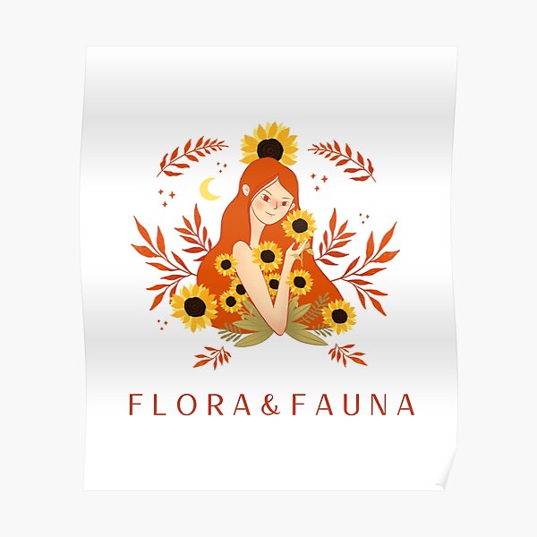 "Flora And Fauna" Poster for Sale by SwordsAndCharms | Redbubble