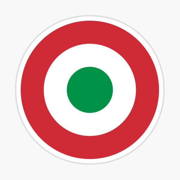 "Roundel of the Italian Air Force." Sticker for Sale by newsoftbg ...