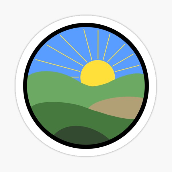 "Palouse Sun" Sticker by NatureWalkPrint | Redbubble