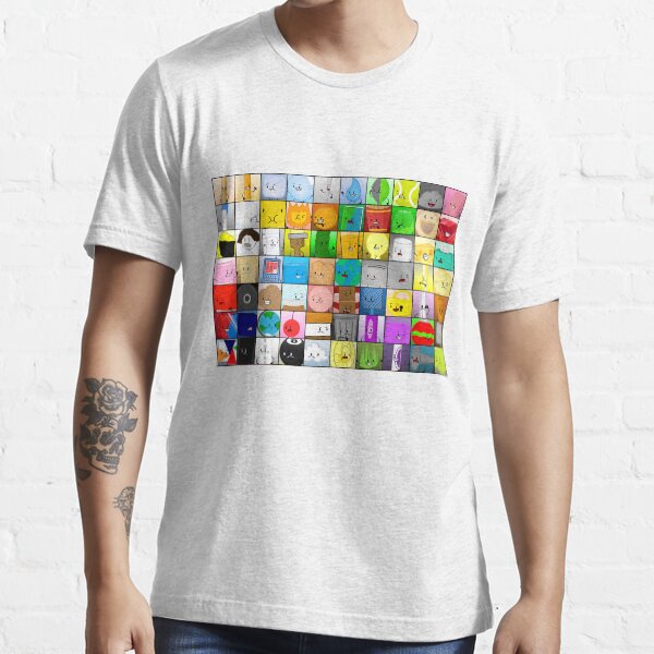 "BFDI Inanimate Insanity , All Characters ,Object-All-Stars" T-shirt ...