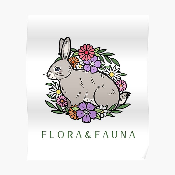 "Flora And Fauna" Poster for Sale by SwordsAndCharms | Redbubble