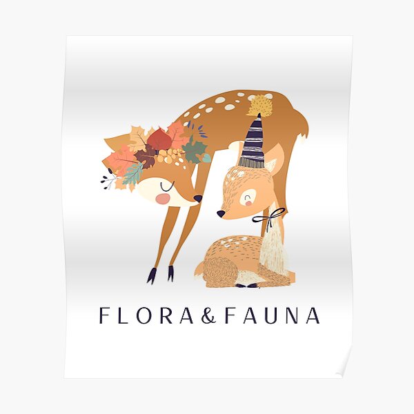 "Flora And Fauna" Poster for Sale by SwordsAndCharms | Redbubble