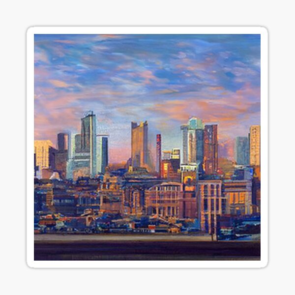 "Springfield Illinois Skyline Oil Painting by AI. - US Cityscape ...