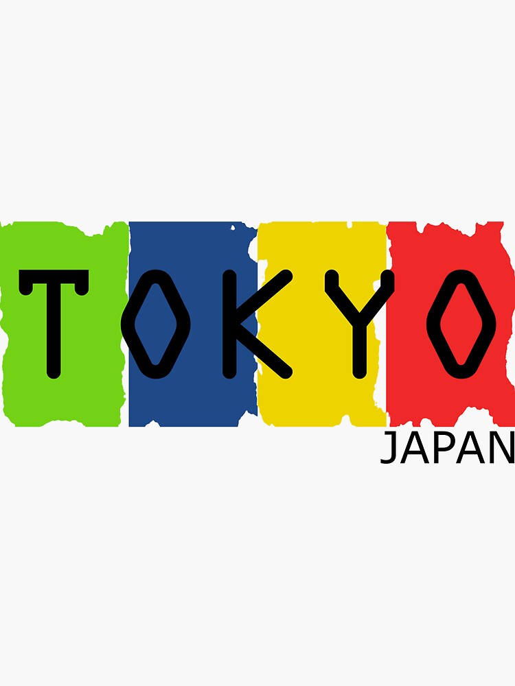"Toyko" Sticker by Maniwarsi | Redbubble