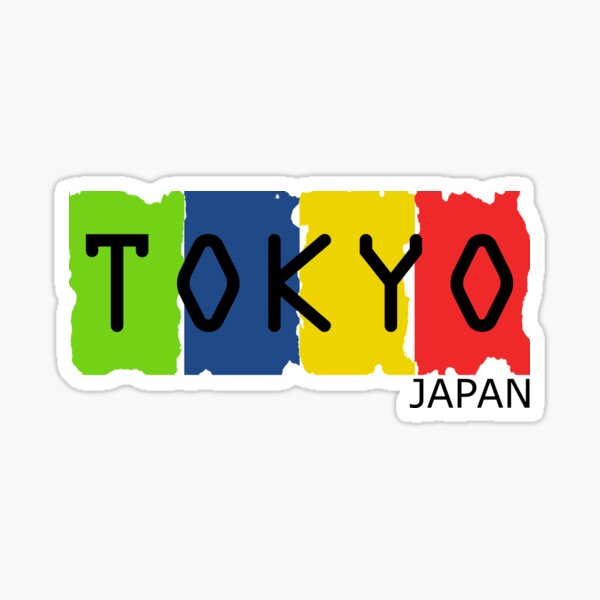 "Toyko" Sticker by Maniwarsi | Redbubble