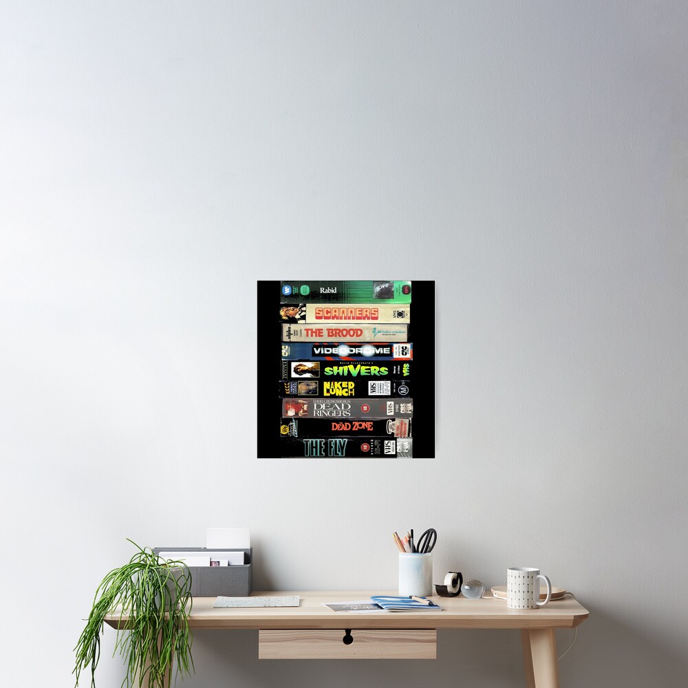 "Cronenberg VHS collection Essential " Poster for Sale by OleanderEH55 ...