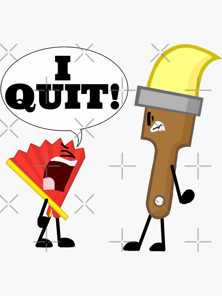 Pegatina «BFDI Locura inanimada, todos los personajes, Object-All-Stars ...