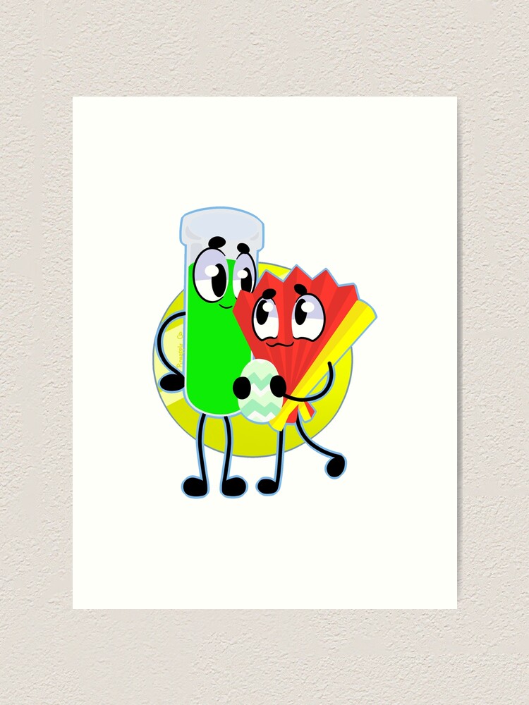 "BFDI Inanimate Insanity , All Characters ,Object-All-Stars" Art Print ...