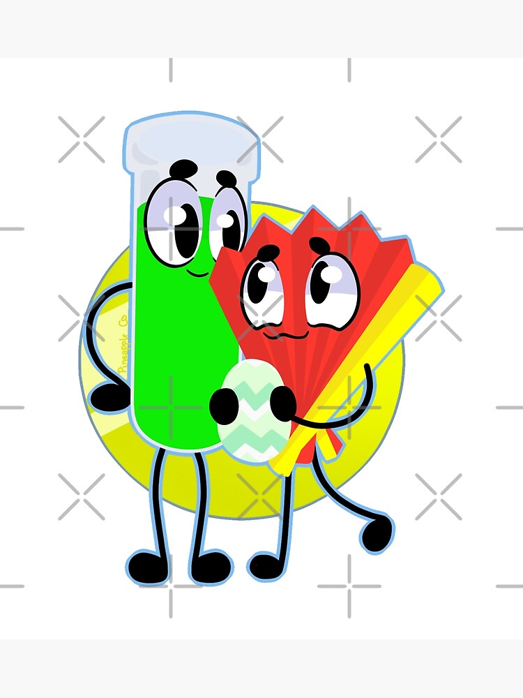 "BFDI Inanimate Insanity , All Characters ,Object-All-Stars" Art Print ...