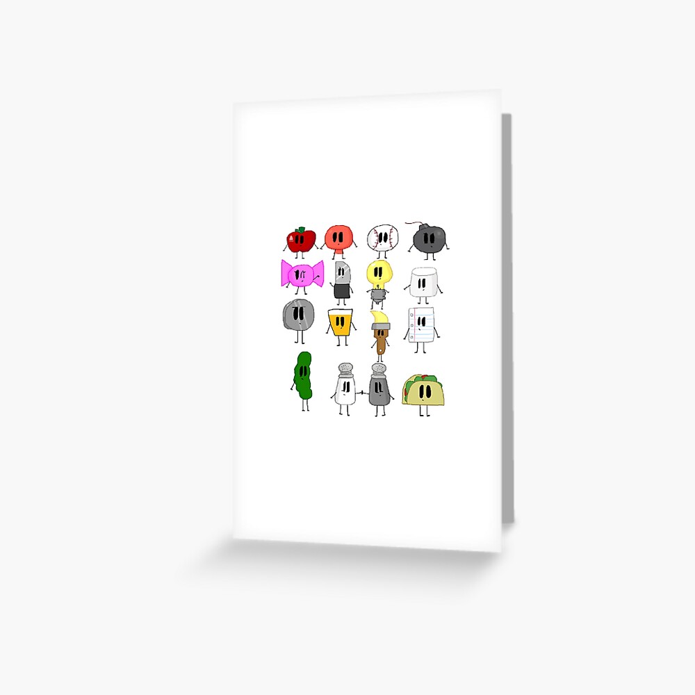 "BFDI Inanimate Insanity , All Characters ,Object-All-Stars pack ...