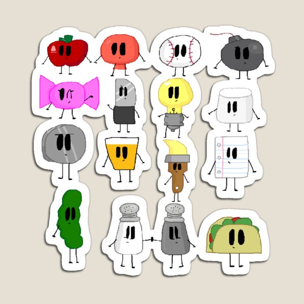 "BFDI Inanimate Insanity , All Characters ,Object-All-Stars pack ...
