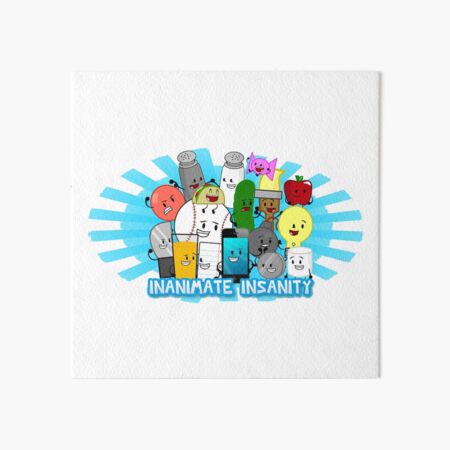 "BFDI Inanimate Insanity , All Characters ,Object-All-Stars" Art Board ...