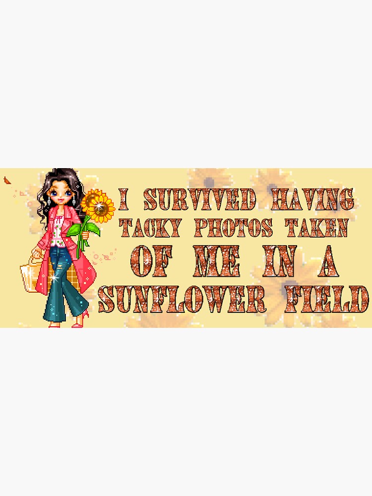 "I survived " Sticker by Y2kKitschQueen | Redbubble