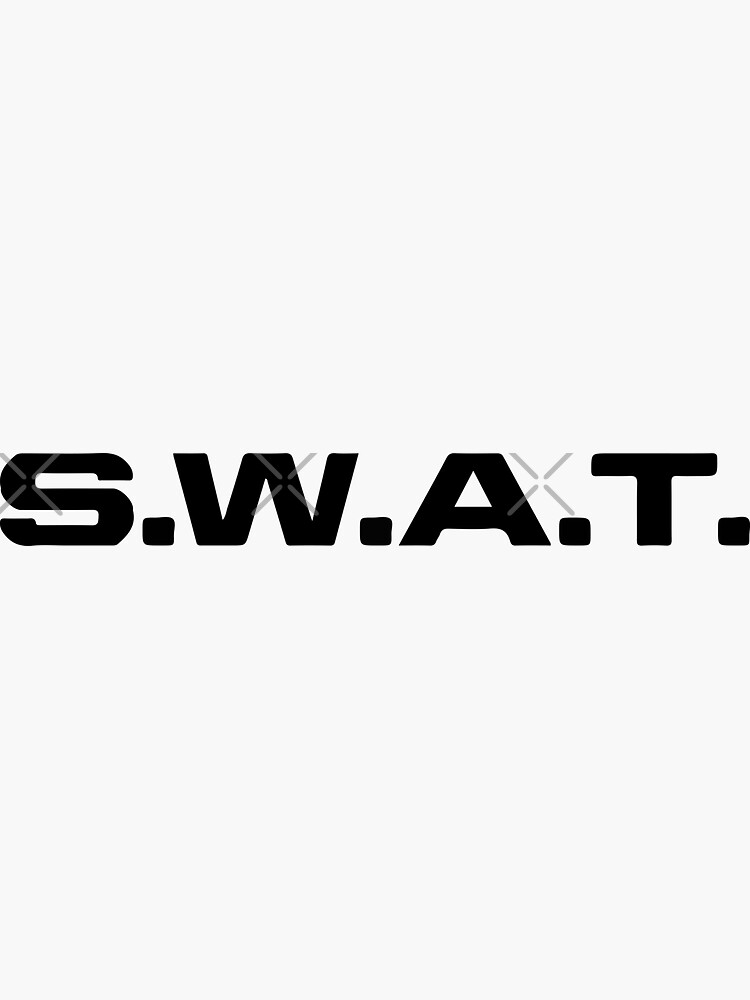 "Swat, Series" Sticker by OshiviaV2 | Redbubble