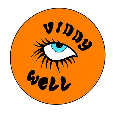 "viddy well" Sticker for Sale by martyryou | Redbubble