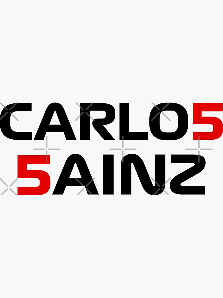Pegatina «Carlos Sainz 55 F1 2022» de larsmeijer11 | Redbubble