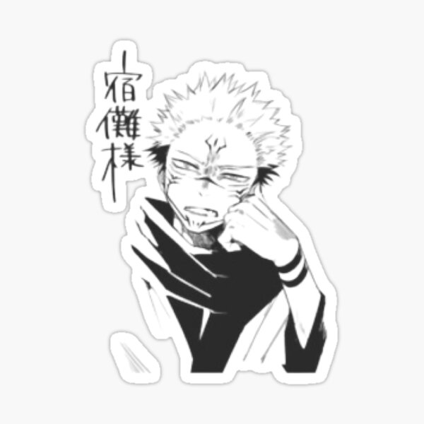 "Sukuna-Jujutsu Kaisen" Sticker by PrideThieves | Redbubble