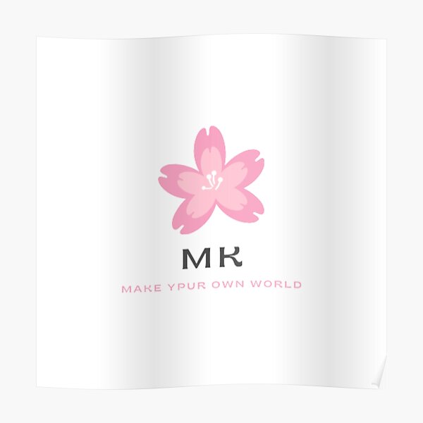 " MK FLOWER " Poster for Sale by MNSHOM | Redbubble