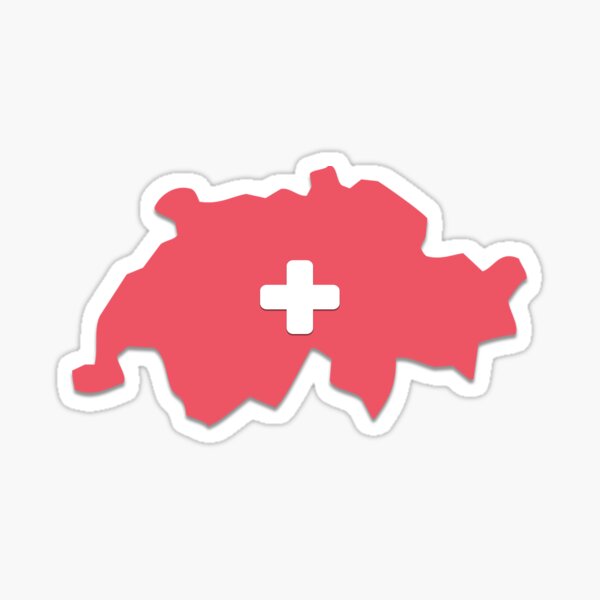 "Switzerland" Sticker for Sale by FlatFlags | Redbubble