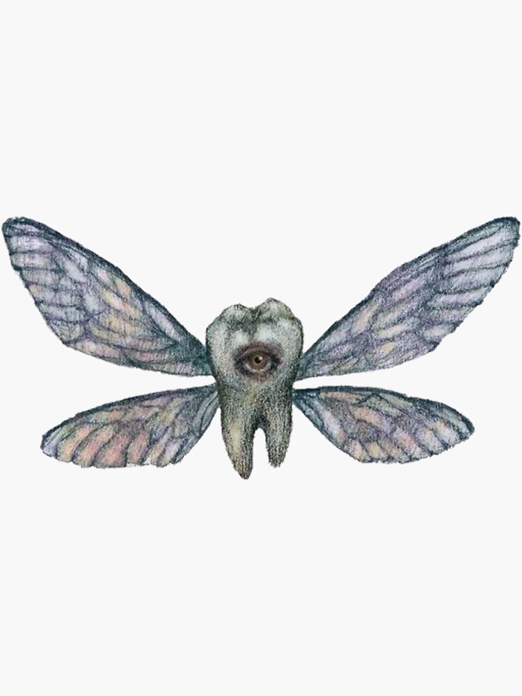 "Creepy Tooth Fairy" Sticker for Sale by M1lkslyvan | Redbubble