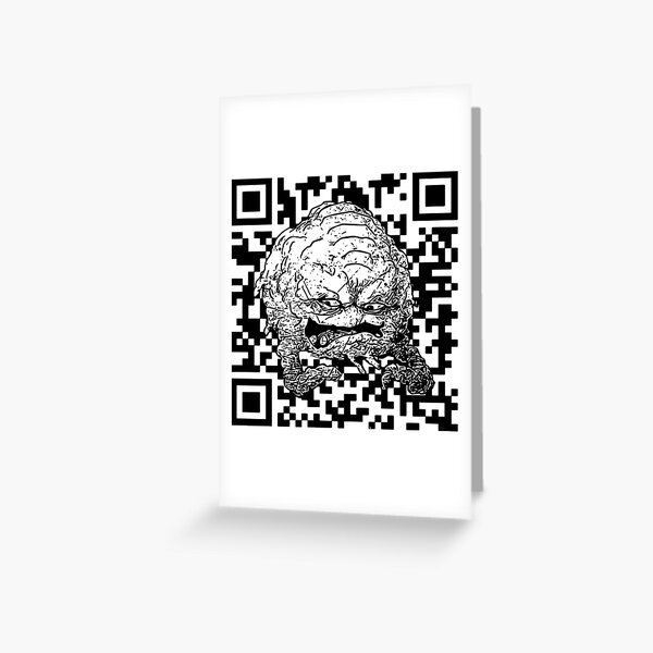 "Lord krang qr code" Greeting Card by 13R1 | Redbubble